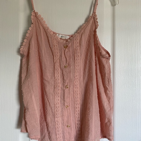mine | Tops | Mine By Anthropologie Cami Romantic Crochet Raised Dots ...